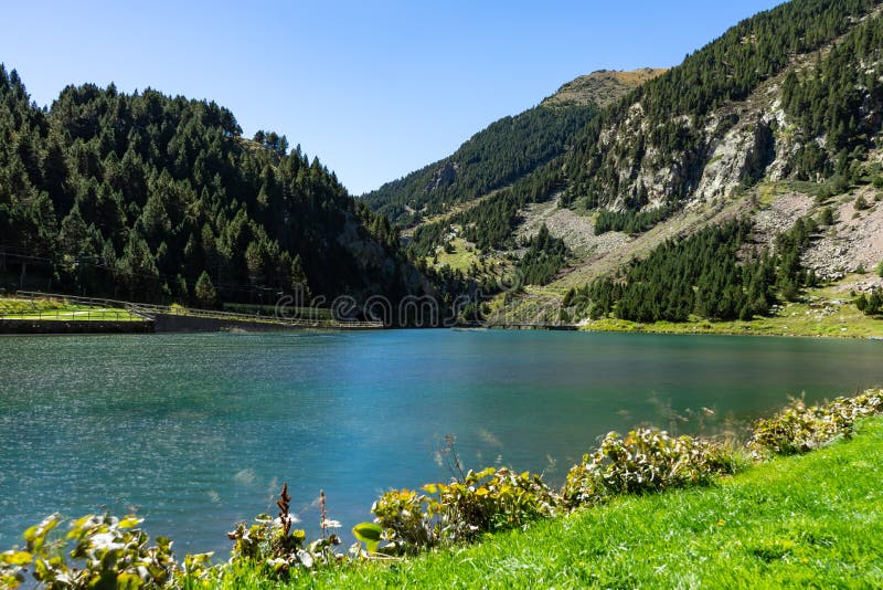 Vall De Nuria in the Catalan Pyrenees, Spain Stock Photo - Image of ...