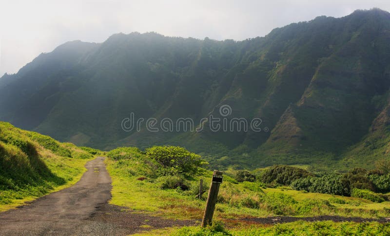 Valle De Kaaawa, Oahu, Hawaii Imagen de archivo - Imagen de paisaje ...