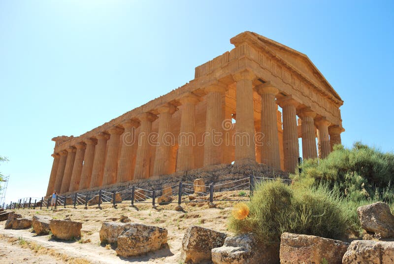Valle dei templi stock image. Image of agrigento, history - 12681433
