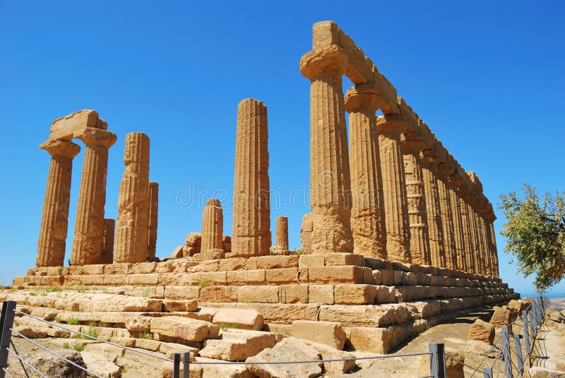 Valle dei templi stock image. Image of agrigento, history - 12681433