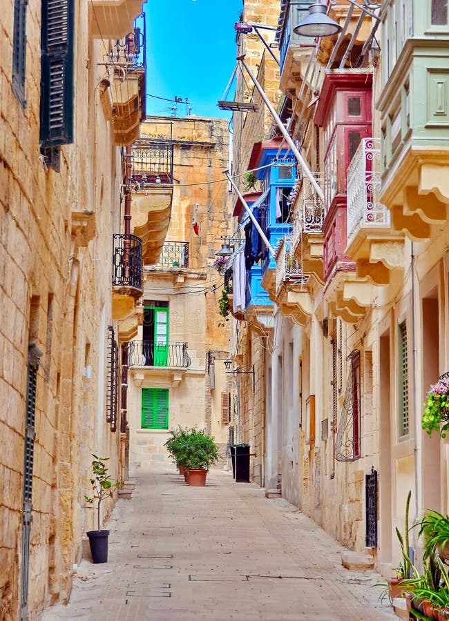 Valletta, Malta foto de stock. Imagem de console, principal - 159374878