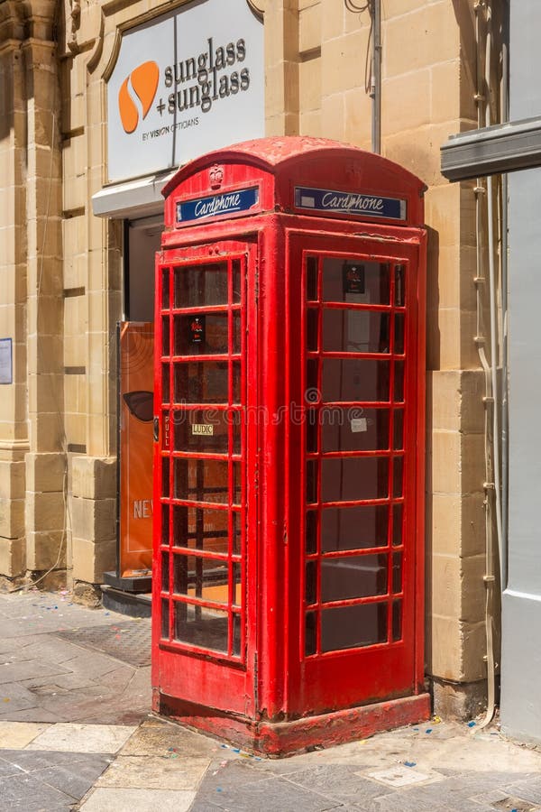 Valletta, Malta, 22 May 2022: Traditional British Telephone Booth Stock ...