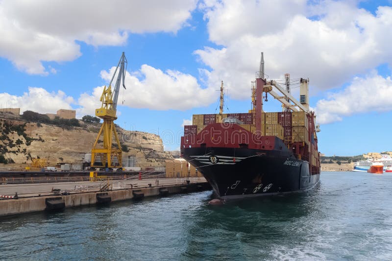 View of the Industrial Port and Sports Marina in Galway with ...