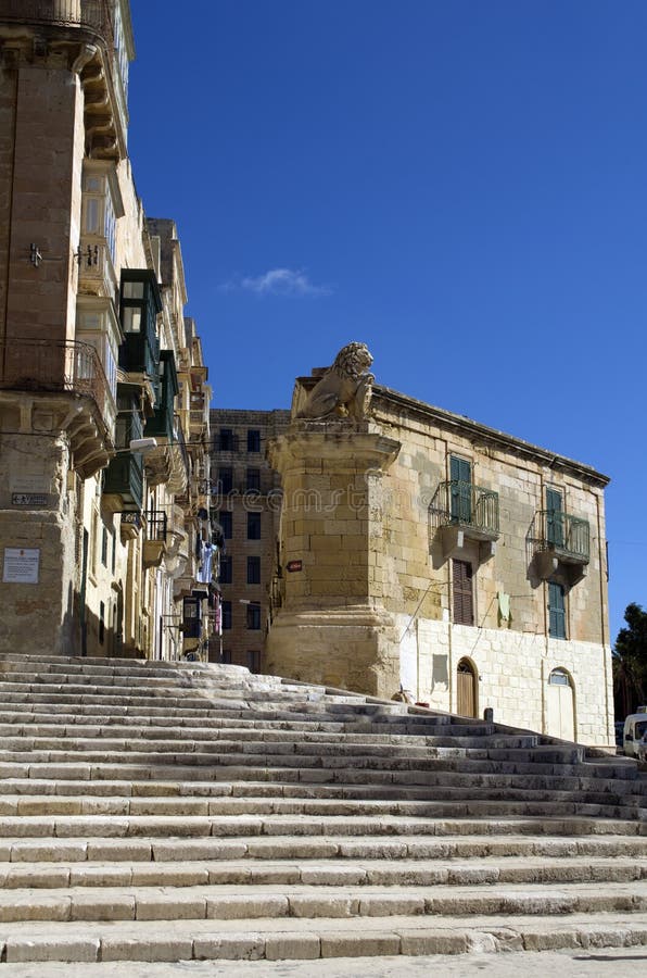 Valletta,Malta stock photo. Image of architectural, historic - 66946088