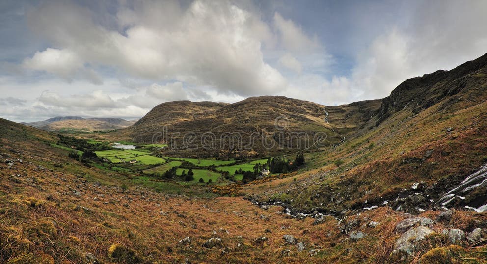 Valley stock photo. Image of meadow, mountain, adrigole - 39321102