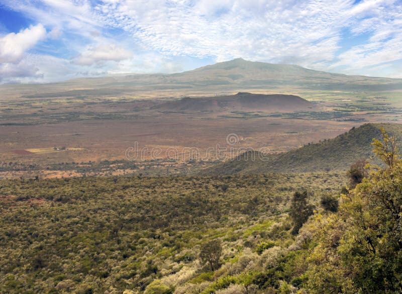 Valley of Africa stock image. Image of horizon, background - 209875915