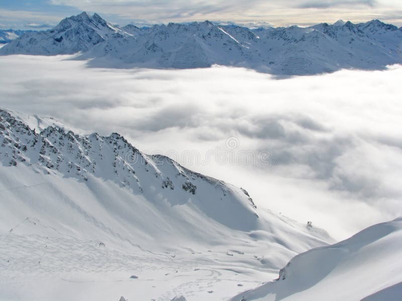 Valley in Alps stock image. Image of beautiful, alps - 28702735