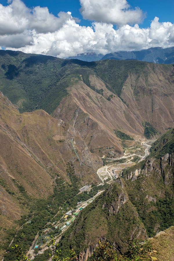 Valley in the Andes stock photo. Image of road, peak - 59143534