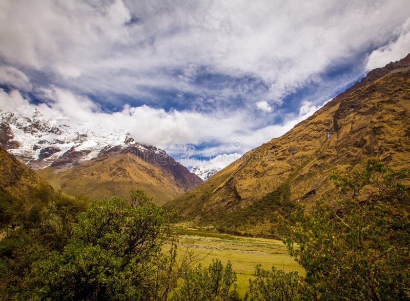 Valley in the Andes in Peru Stock Photo - Image of peruvian, mountains ...