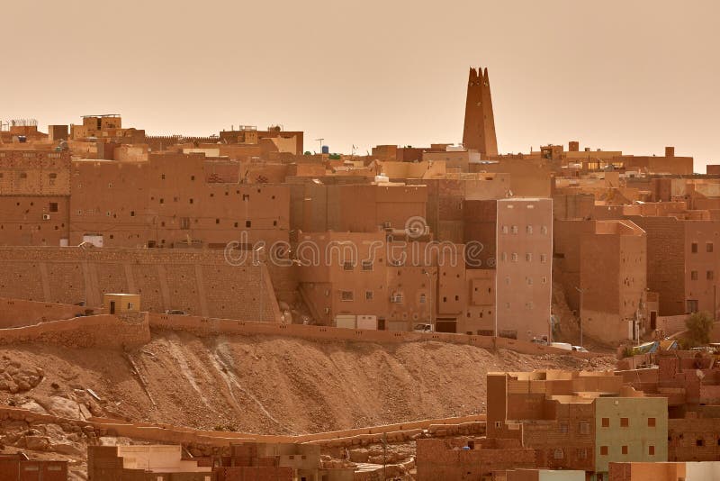 Valley Buildings and Towers Stock Image - Image of wall, sand: 236814479