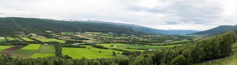 A valley of fields stock image. Image of arable, fields - 58212171