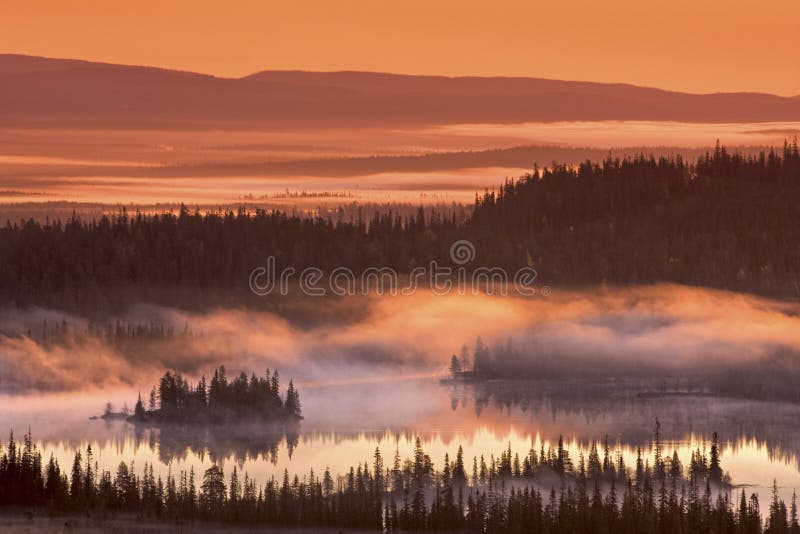 Valley of Fire stock image. Image of sunrise, forest, lake - 4173785