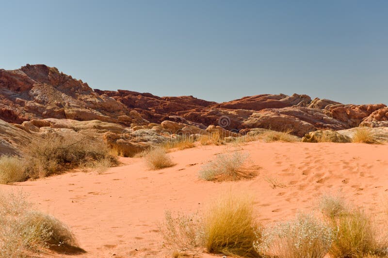 Valley of Fire desert stock image. Image of valley, empty - 6742735