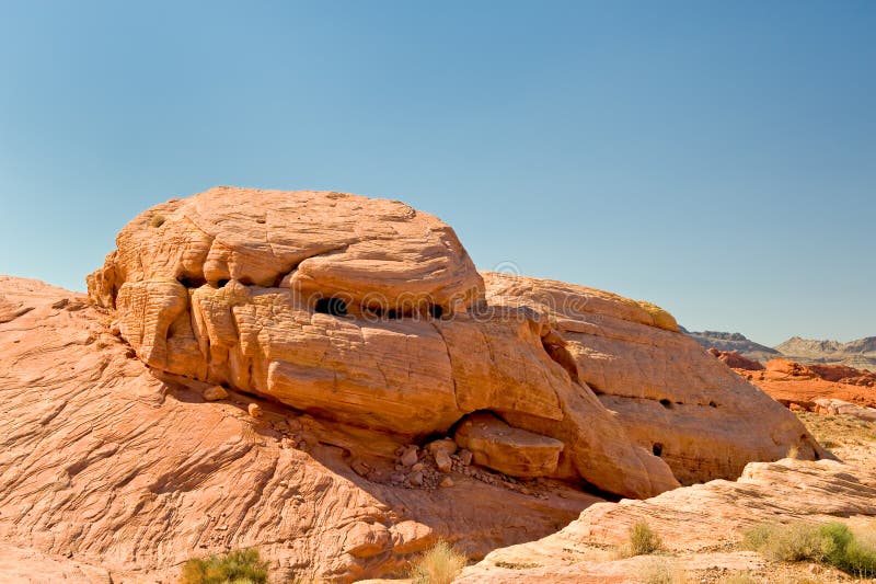 Valley of Fire Rock Formation Stock Image - Image of desert, fire: 6775119