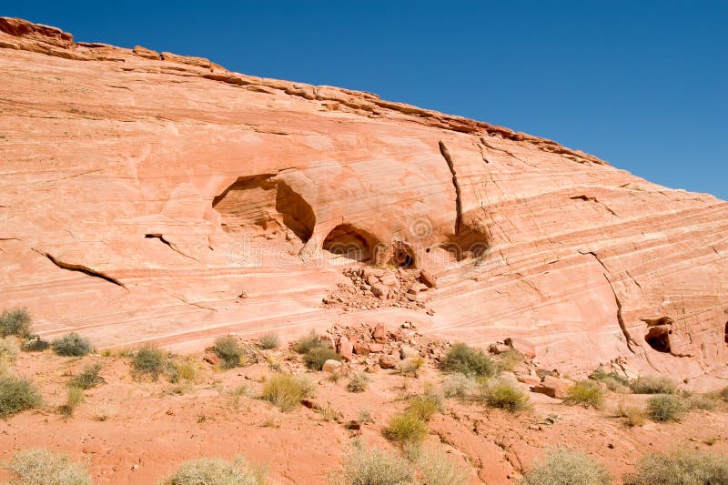 Valley of Fire Rock Formation Stock Photo - Image of america, sandstone ...