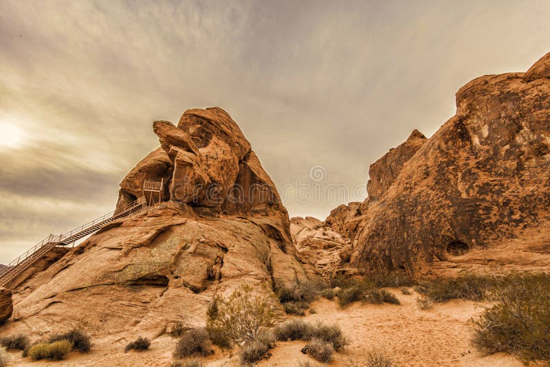 Valley of Fire Rock Formation Stock Photo - Image of environmental ...