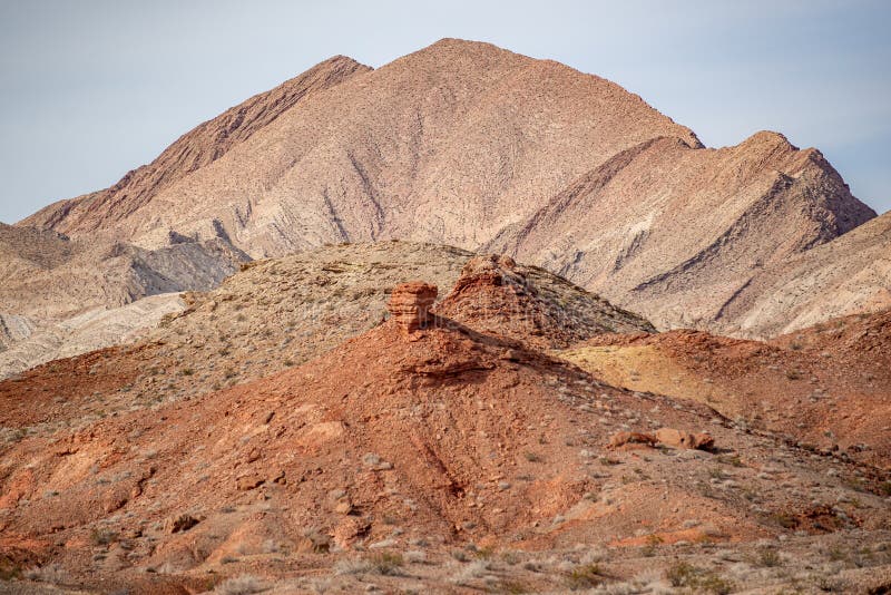 Valley of Fire Scenic Drive and Winding Roads in Nevada Stock Image ...