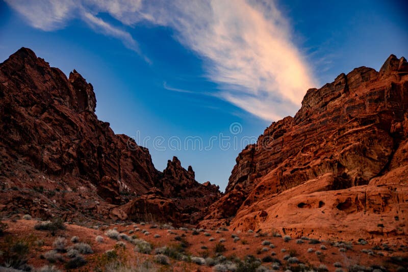 Valley of Fire State Park in Moapa, USA Stock Photo - Image of ...