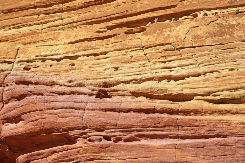 Yellow red cliff stock photo. Image of nevada, entering - 135801530