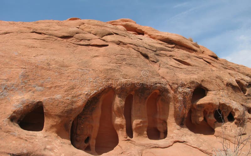 Valley of Fire Structure stock photo. Image of western - 10160378