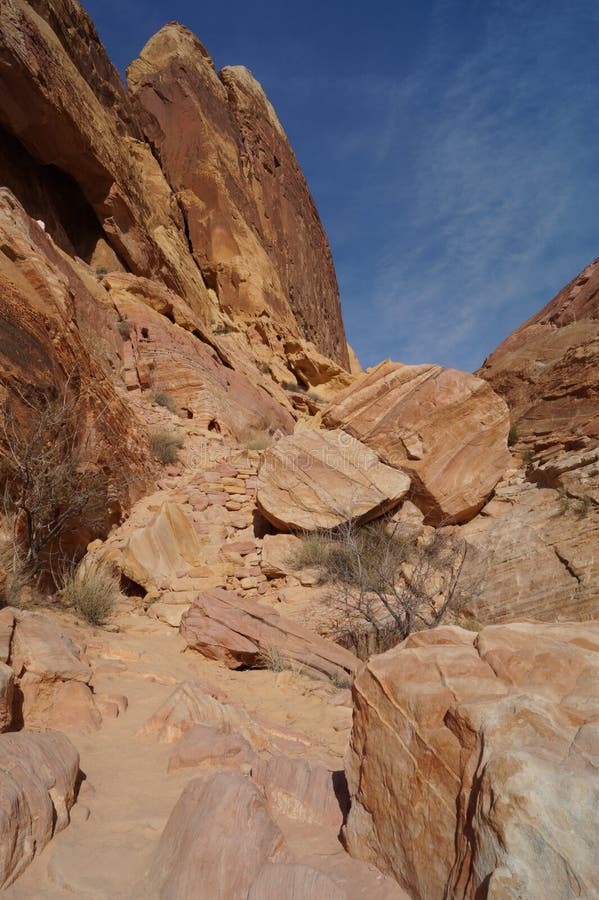 Valley of Fire, Nevada stock image. Image of sand, cliffs - 38323725