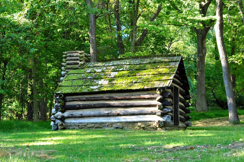 Log Cabin in the Valley / Autumn Stock Photo - Image of heritage ...