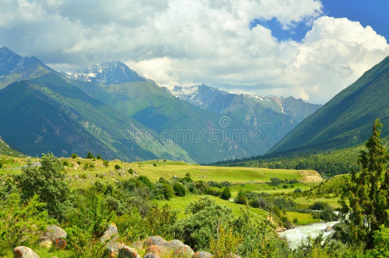 Valley Kuban stock photo. Image of ridge, rock, mountains - 33126230