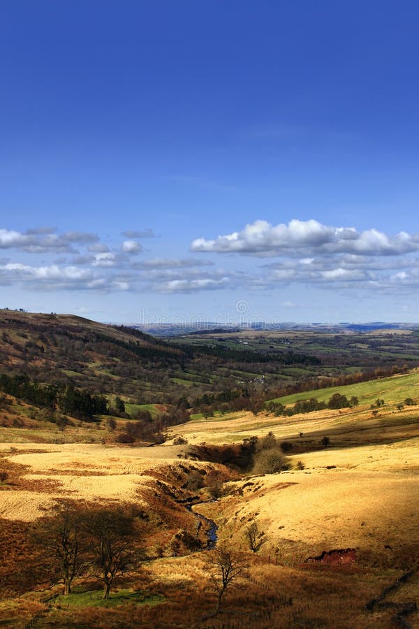 Valley landscape 2 stock image. Image of idyllic, bare - 14954723