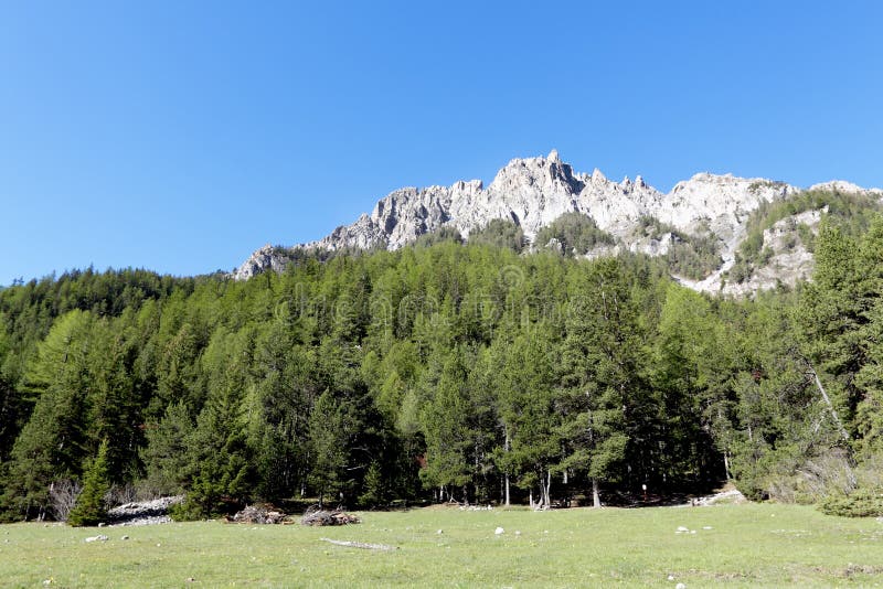The Valley of Laugier, France Stock Image - Image of beauty, quiet ...