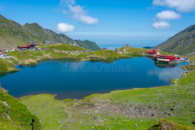 Valley Leading To Balea Lake in Romania Stock Photo - Image of fagaras ...