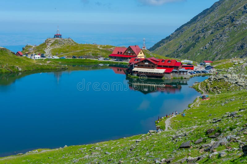 Valley Leading To Balea Lake in Romania Stock Photo - Image of sunny ...