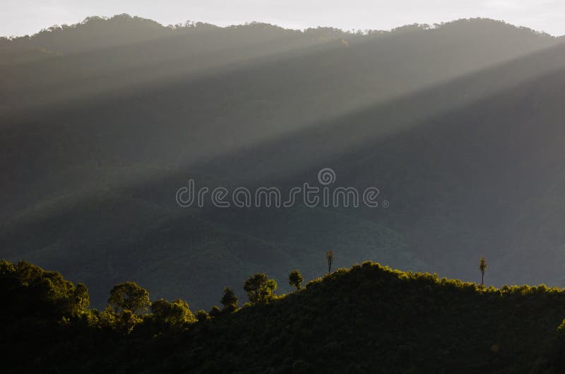 Valley in light stock photo. Image of horizon, sunset - 28209894