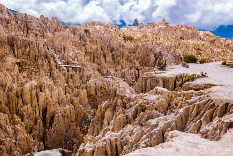 The Valley of the Moon, Bolivia Stock Image - Image of nature, lunar ...