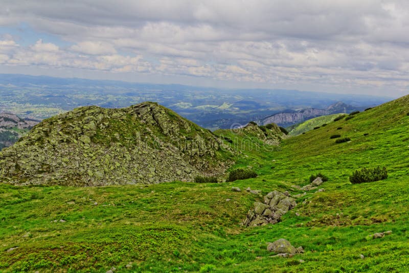 Valley in the mountains stock photo. Image of active - 82215882