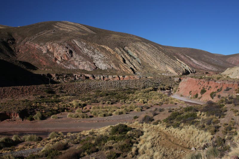 Valley near Humahuaca stock image. Image of valley, quebrada - 10822801