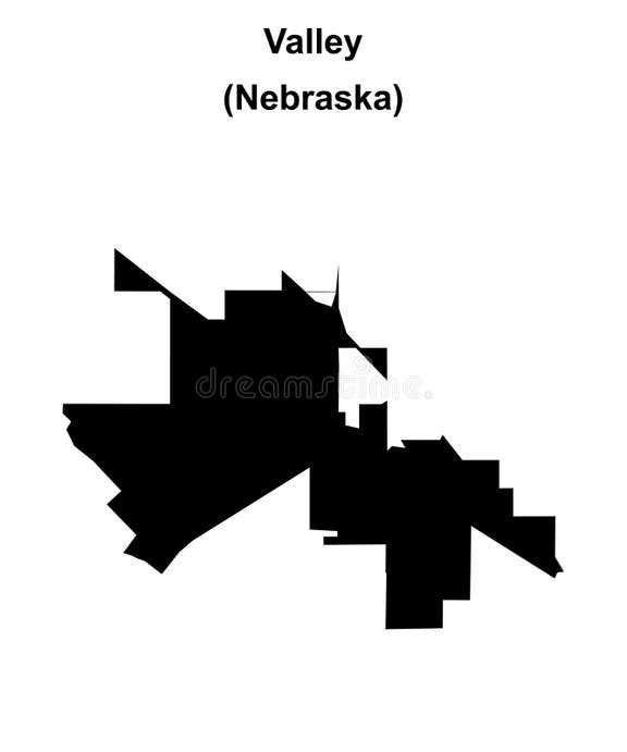 Valley outline map stock vector. Illustration of tyneside - 387554231
