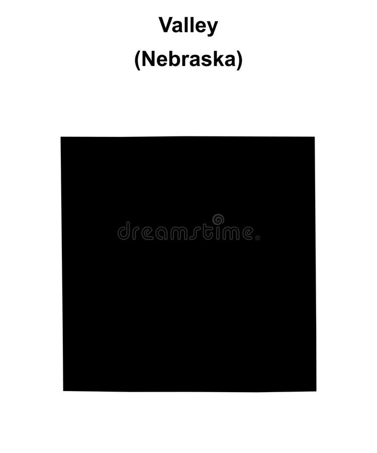 Valley outline map stock vector. Illustration of shape - 361726302