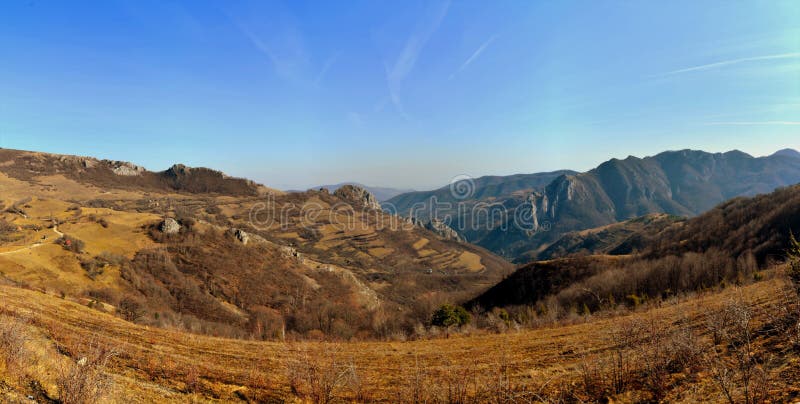 Valley Overlooking a Deep Gorge Stock Image - Image of nature, deep ...