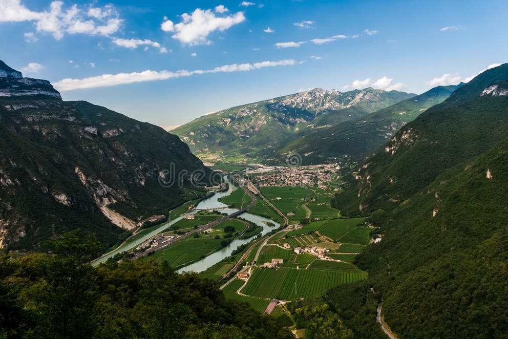 Valley overview stock image. Image of clouds, hills, leisure - 27486693