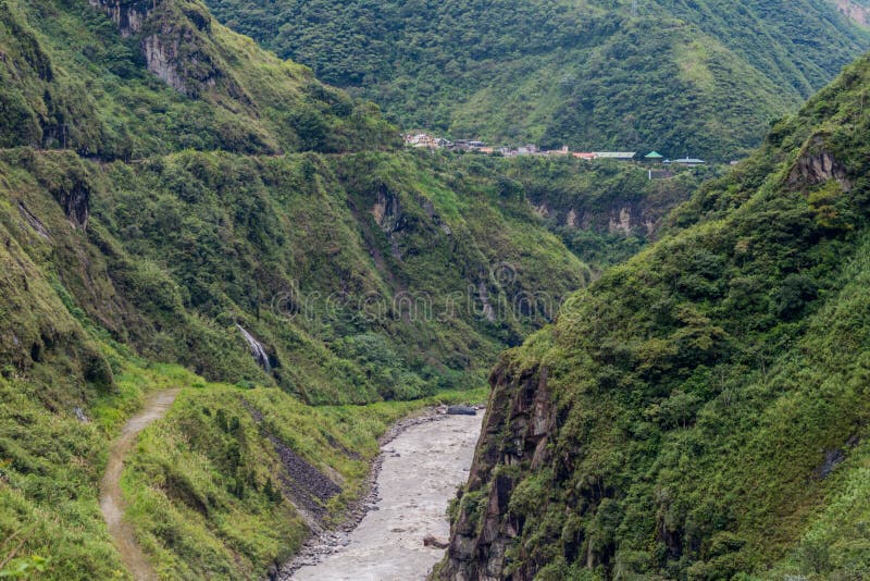 Valley of river Pastaza stock image. Image of latin - 131714269