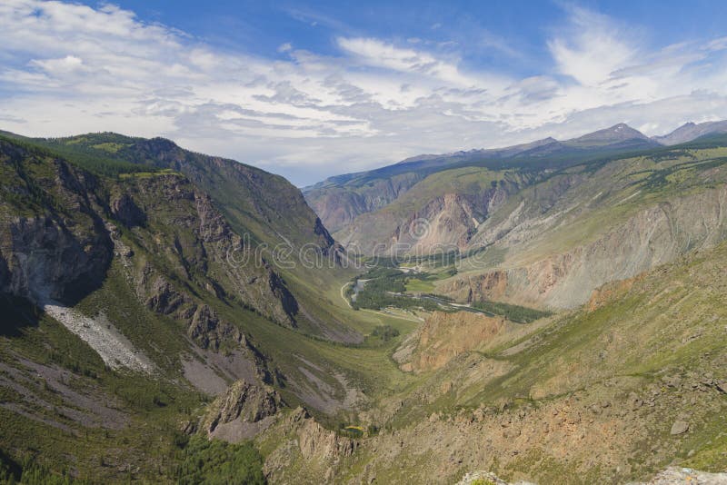 Valley of the River, Top View Stock Photo - Image of holiday, bright ...