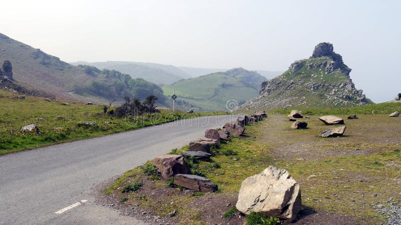 The Valley of Rocks Exmoor National Park Stock Photo - Image of lynton ...