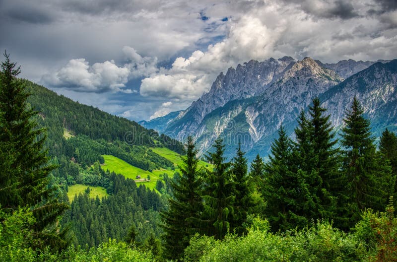 Valley in spring stock photo. Image of natural, spring - 197473996