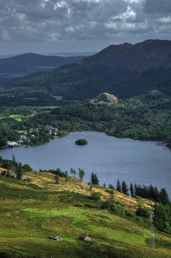 View Loch Earn Neish Island St Fillans Stock Photos - Free & Royalty ...