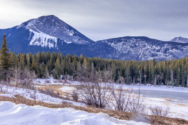 The Valley Still in the Grips of Winter, Bow Valley Provincial Park ...