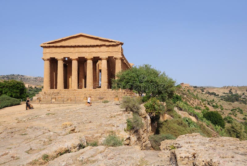 Valley of the Temples. stock image. Image of horizontal - 27411429