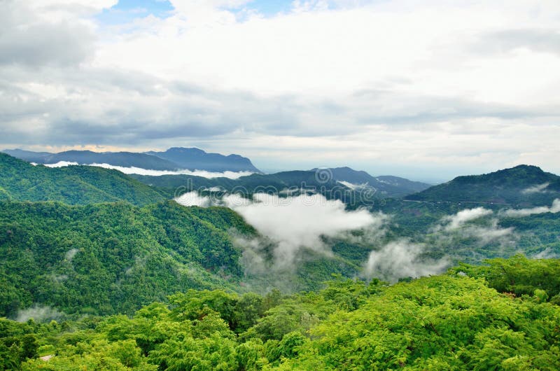 Valley Viewpoint at Thailand Stock Image - Image of landmark, chiang ...