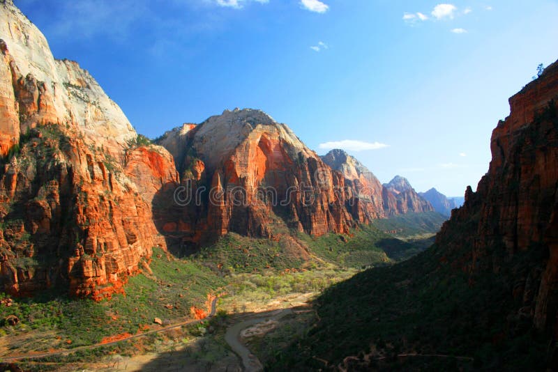 Valley of Zion stock photo. Image of zion, mountains, scenery - 5356270