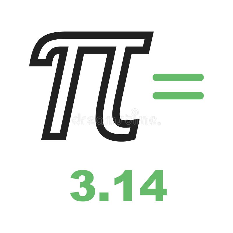 Valor do pi ilustração stock. Ilustração de engenharia - 97337362