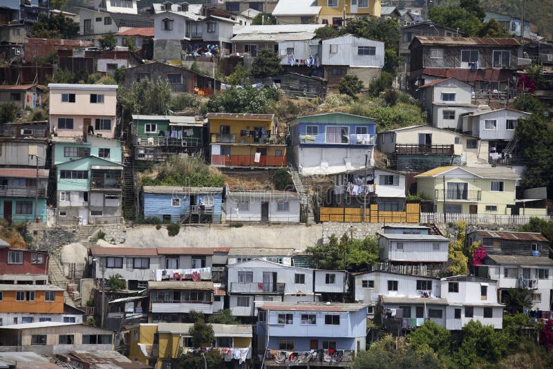 Slums valparaiso arkivfoto. Bild av tenn, valparaiso - 18006212